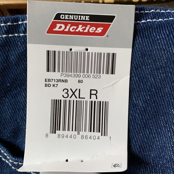 Dickies Jeans Stonewashed Indigo Bib Overalls Poshmark